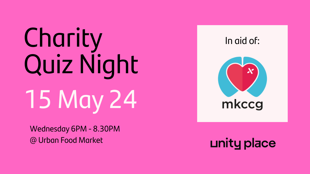 Charity Quiz Night for MKCCG | Unity Place | Unity Place